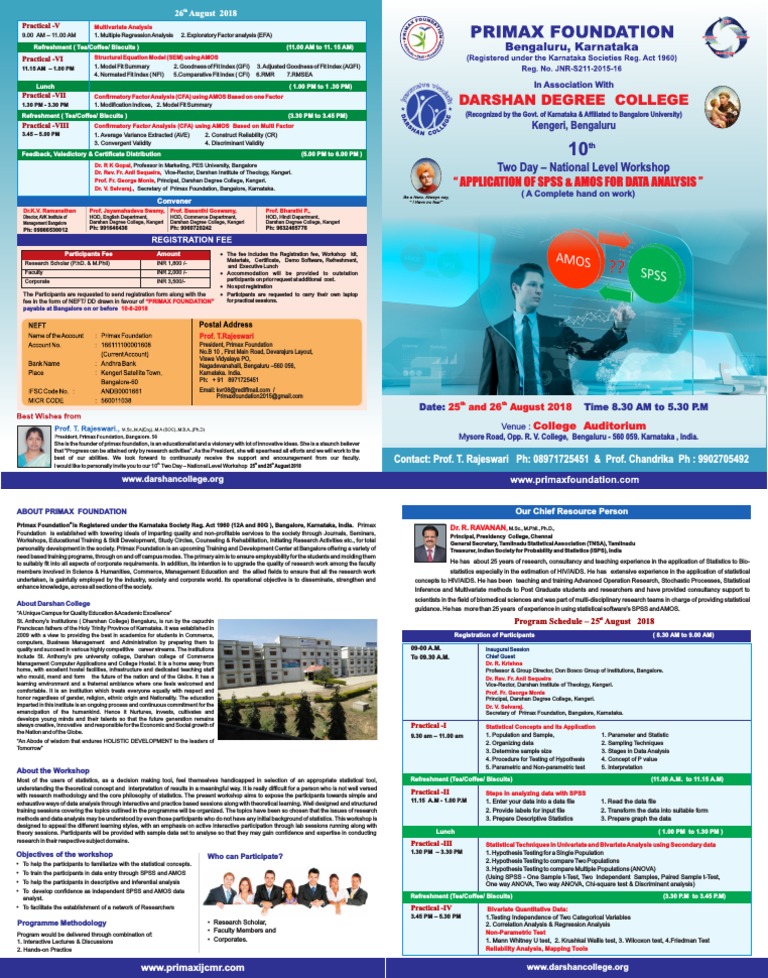 Two Days Workshop Pdf Statistics Statistical Hypothesis Testing