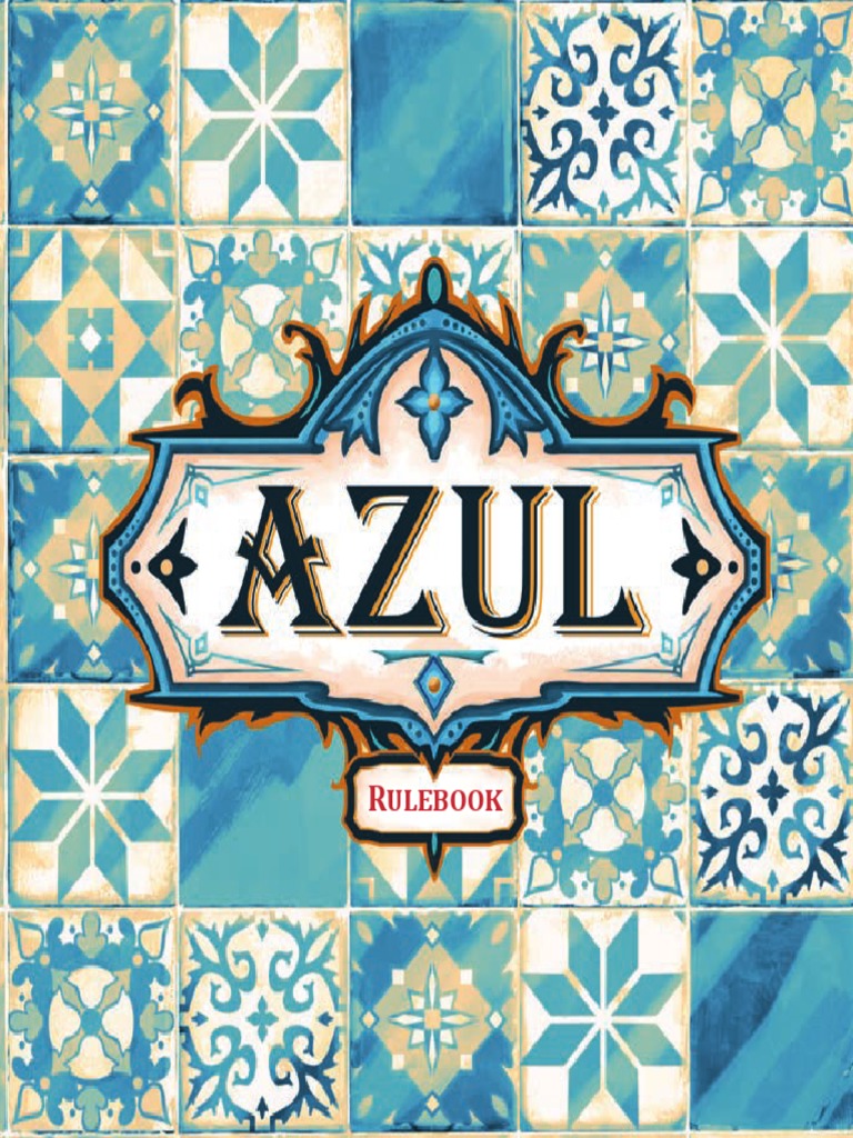 Azul - Rulebook | PDF | Tile | Leisure