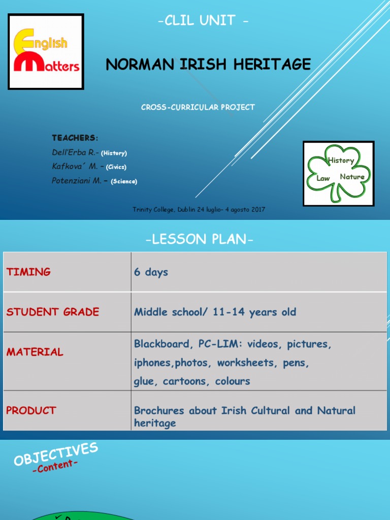 Norman Irish Heritage: - Clil Unit | Download Free PDF | Ireland ...