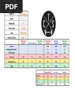 Cardio Conversion Chart for CrossFit | PDF | Sport Of Athletics | Track ...
