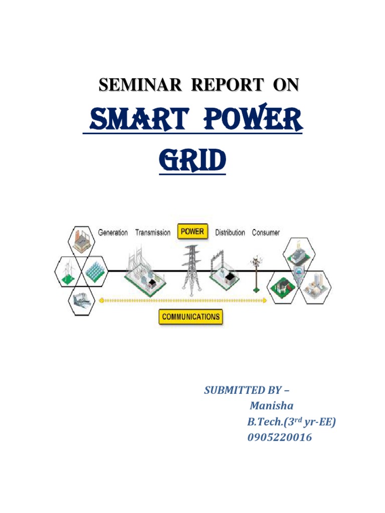 Smart Power Grid | PDF | Smart Grid | Electrical Grid