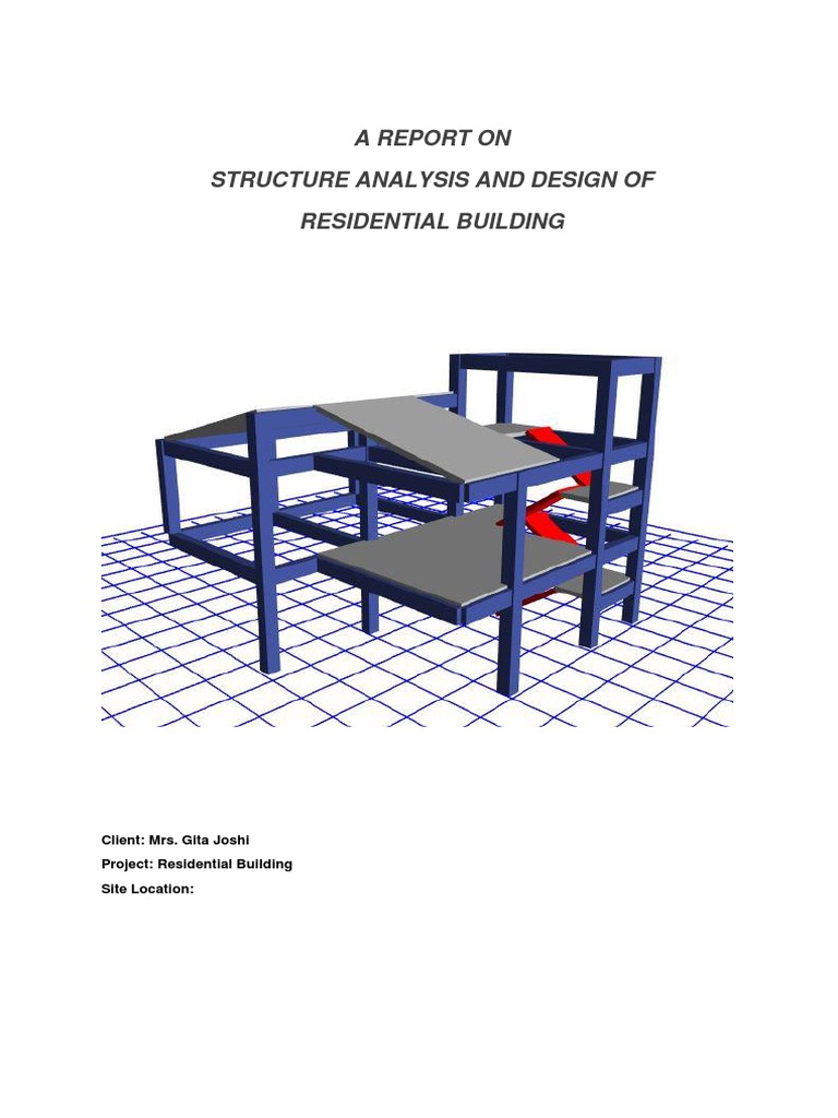 Structure Analysis Report | PDF | Beam (Structure) | Earthquakes