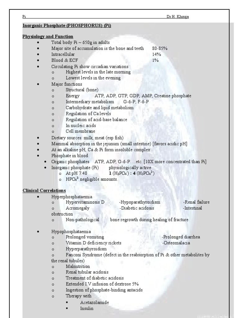 ) 4 (Inorganic Phosphate | PDF