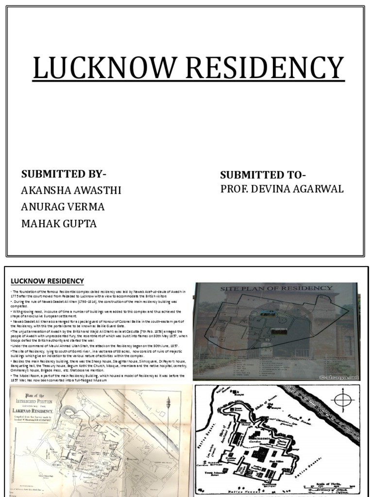 Lucknow Residency | PDF | Buildings And Structures