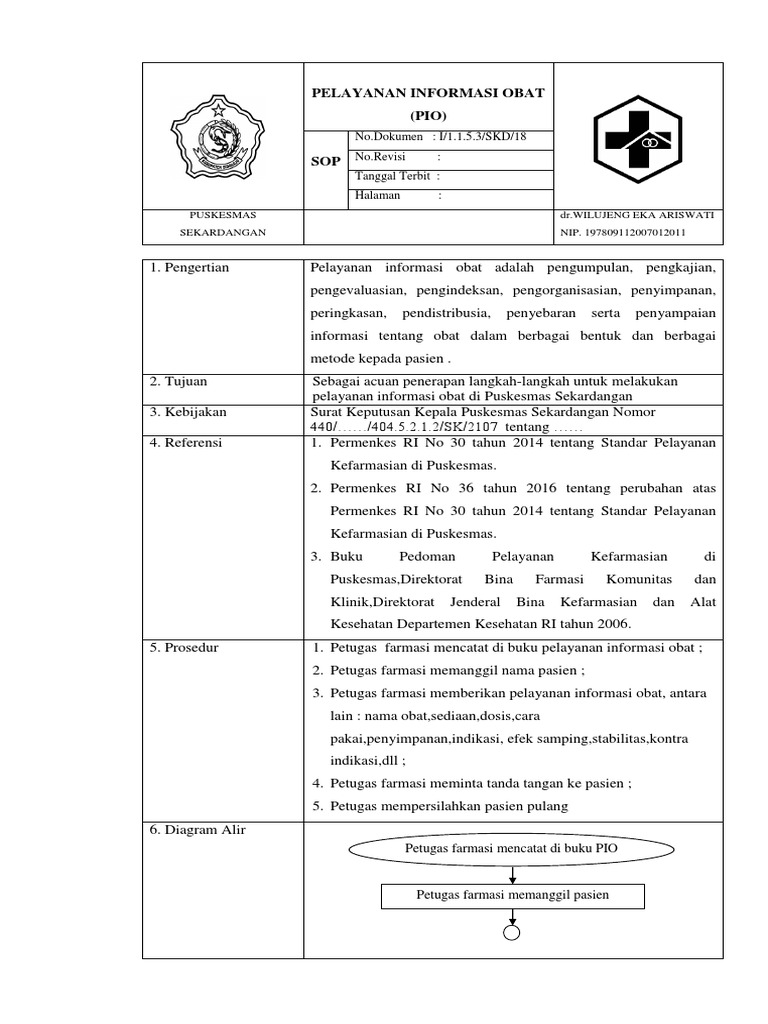 8.2.3.4.1 Sop Pio | PDF