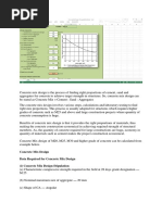 Concrete Mix Design Excel Sheet | PDF | Construction Aggregate | Concrete
