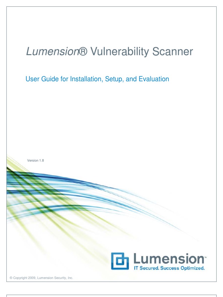 Lumension Vulnerability Scanner User Guide | PDF | Vulnerability (Computing) | Image Scanner