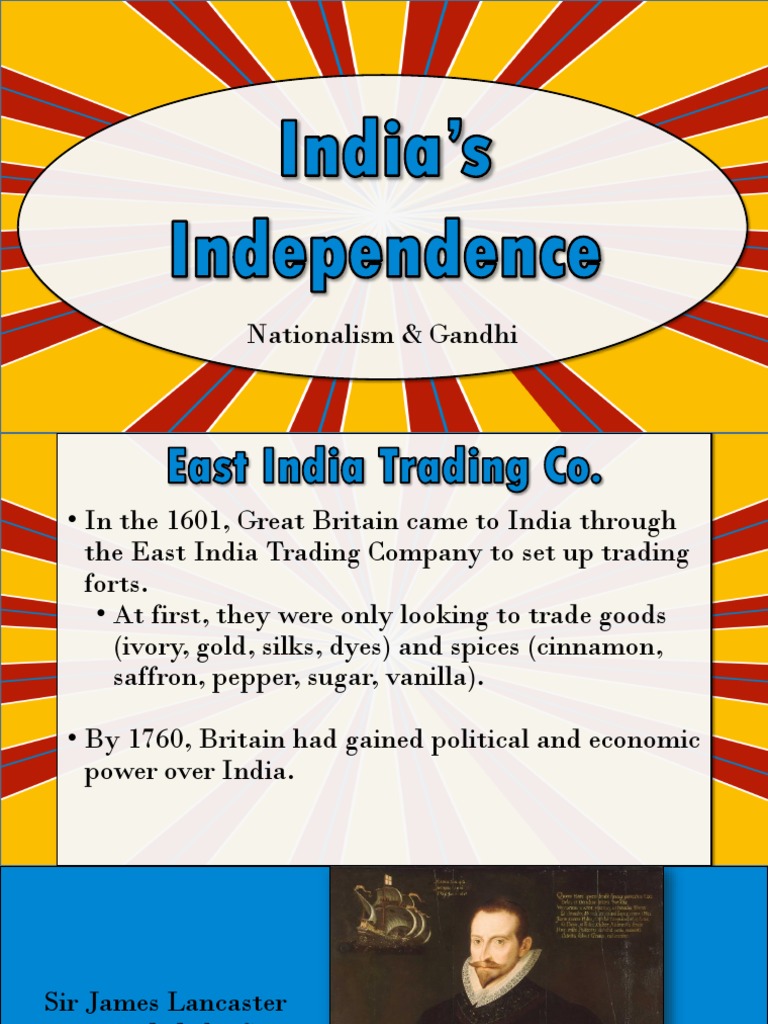 Indian Independence Student | PDF | Mahatma Gandhi | Partition Of India