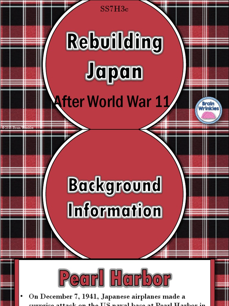 Rebuilding Japan After Wwii Student | PDF | Attack On Pearl Harbor ...