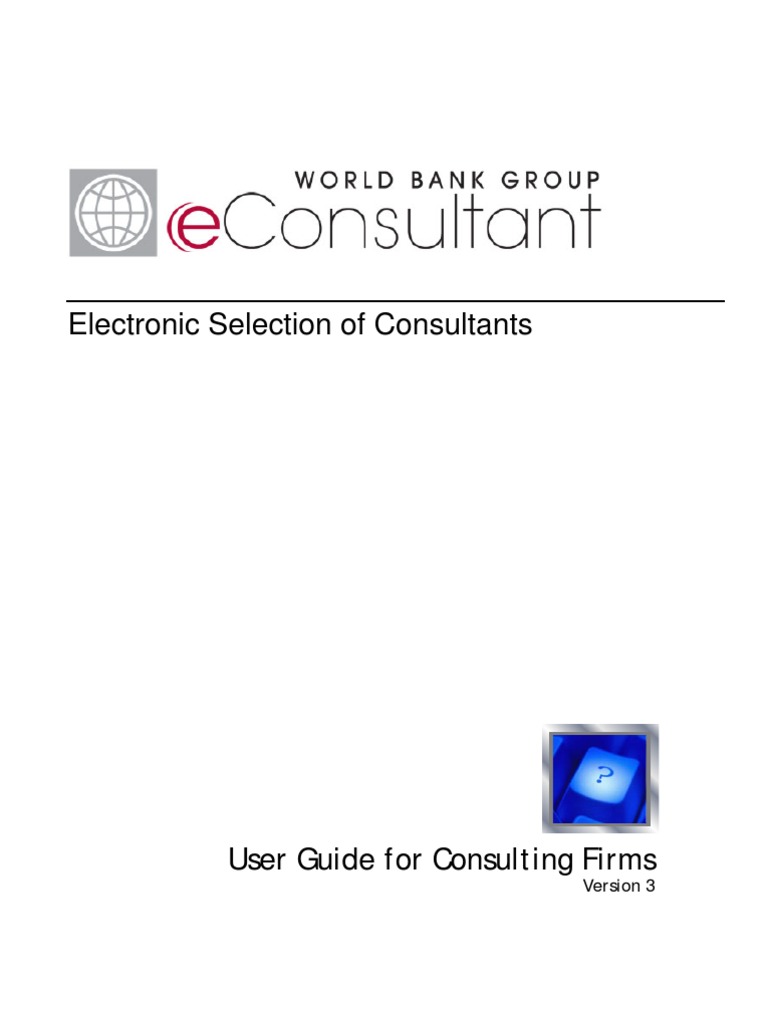 World Bank Consultant Registration Guide | PDF | Request For Proposal | Hyperlink