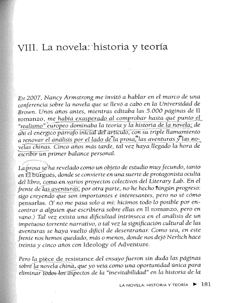 Lectura Distante - Franco Moretti | PDF