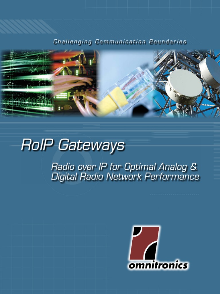 RoIP Gateways Brochure For Web 2016 | PDF | Gateway (Telecommunications) | Computer Network