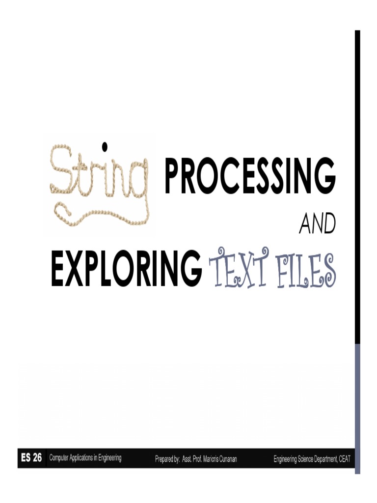 2-3 Working With Strings (Updated) | Download Free PDF | String ...