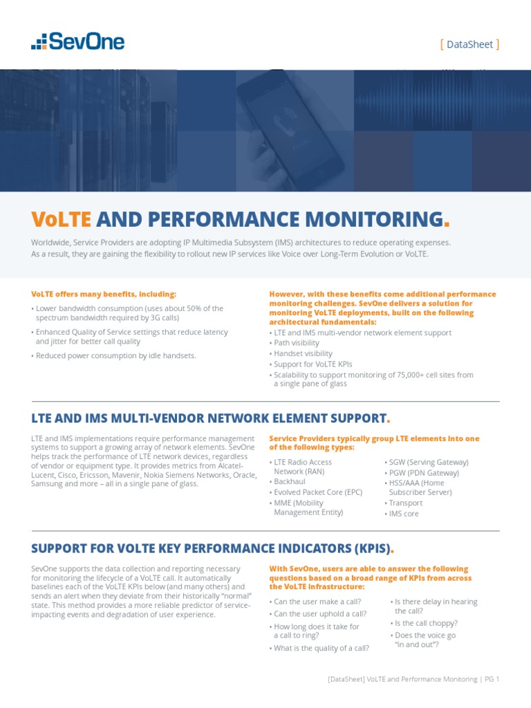 VoLTE and Performance Monitoring PDF | PDF | Lte (Telecommunication ...