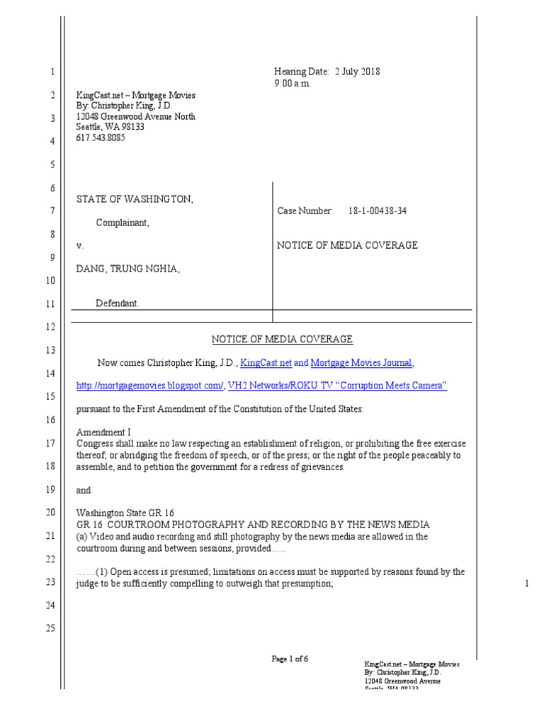 Thurston County Judge Slam Pierce County Judge Stanley Rumbaugh On ...