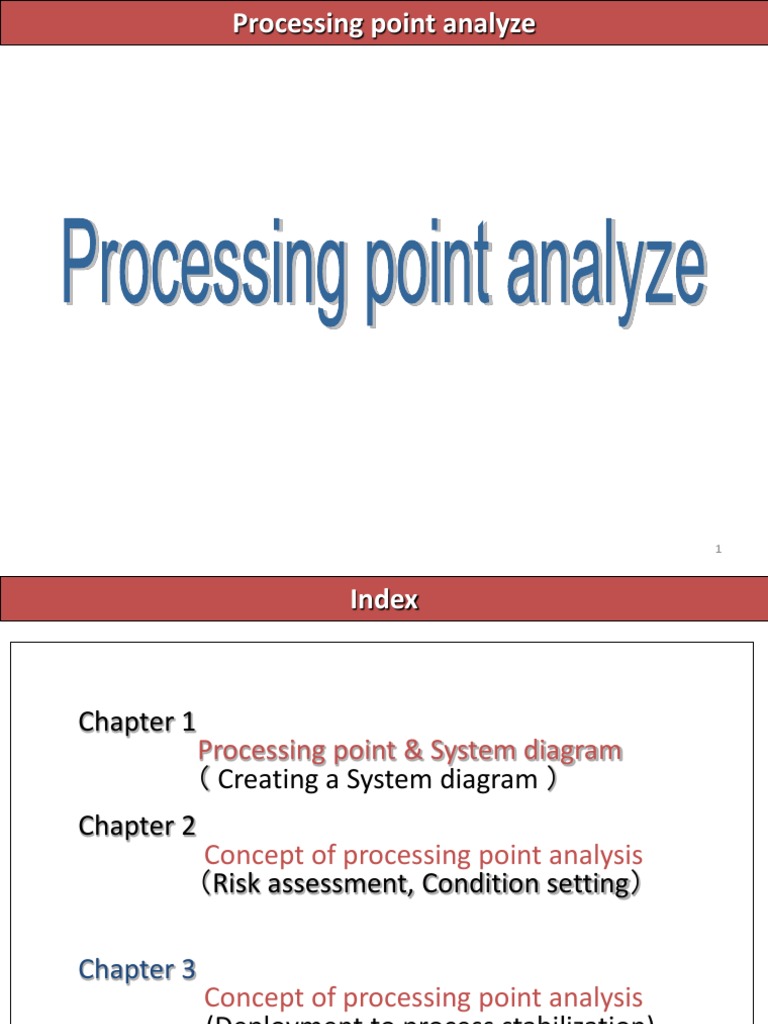 Processing Point Analysis Overview | PDF | Machines | System