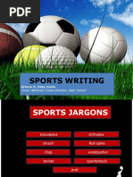 Sports Writing Exercises | PDF | Sports | Weather