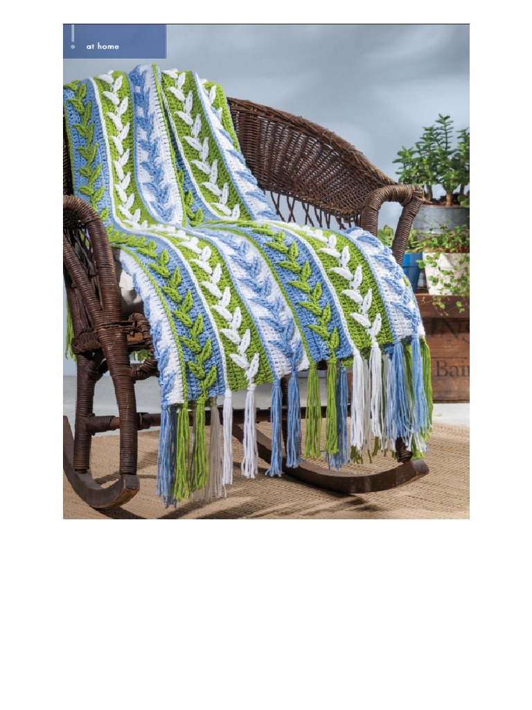 Spring Willow Afghan Crochet | PDF