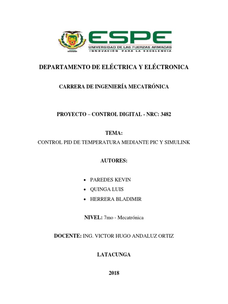 Proyecto PID | PDF | Ingeniería Informática | Teoría de sistemas