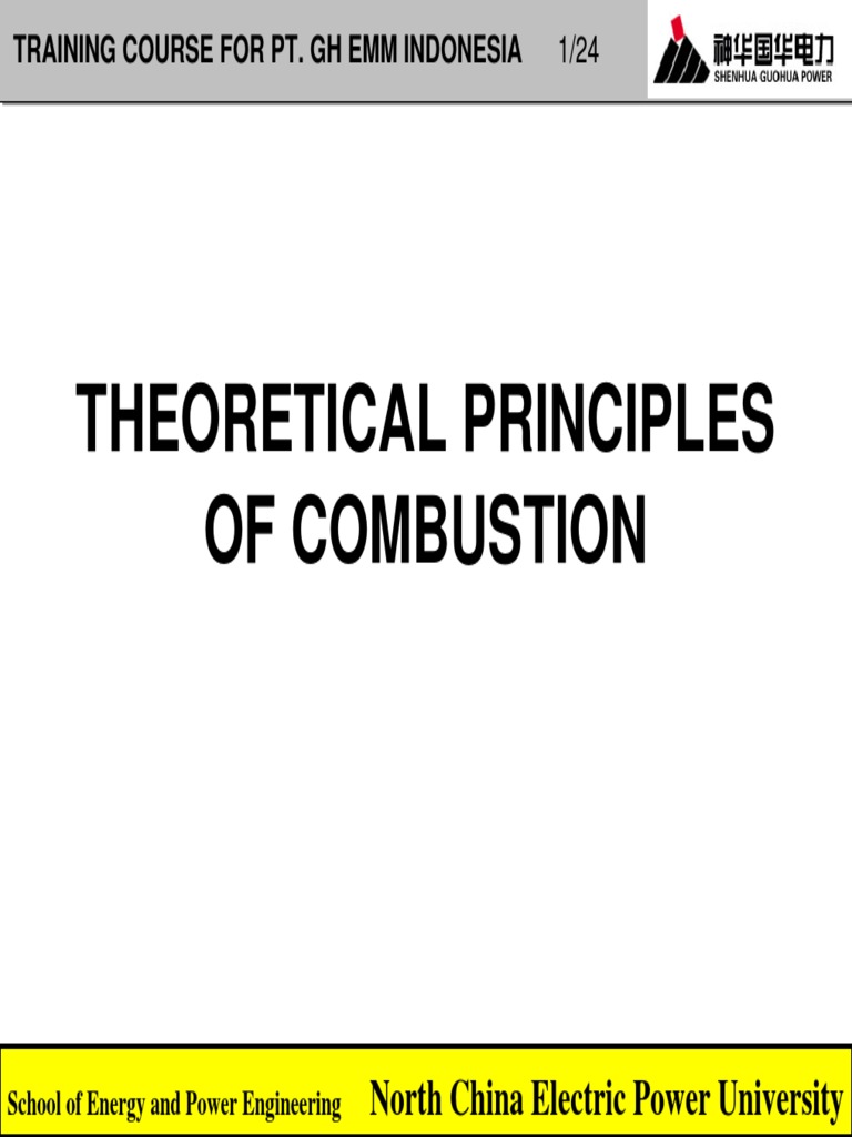 05-Theoretical Principles of Combustion | PDF | Combustion | Reaction Rate
