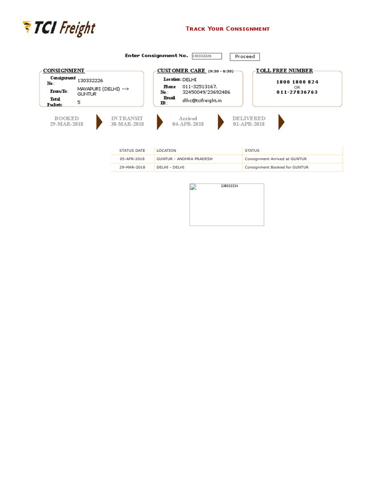 TCI Freight OnLine System | PDF