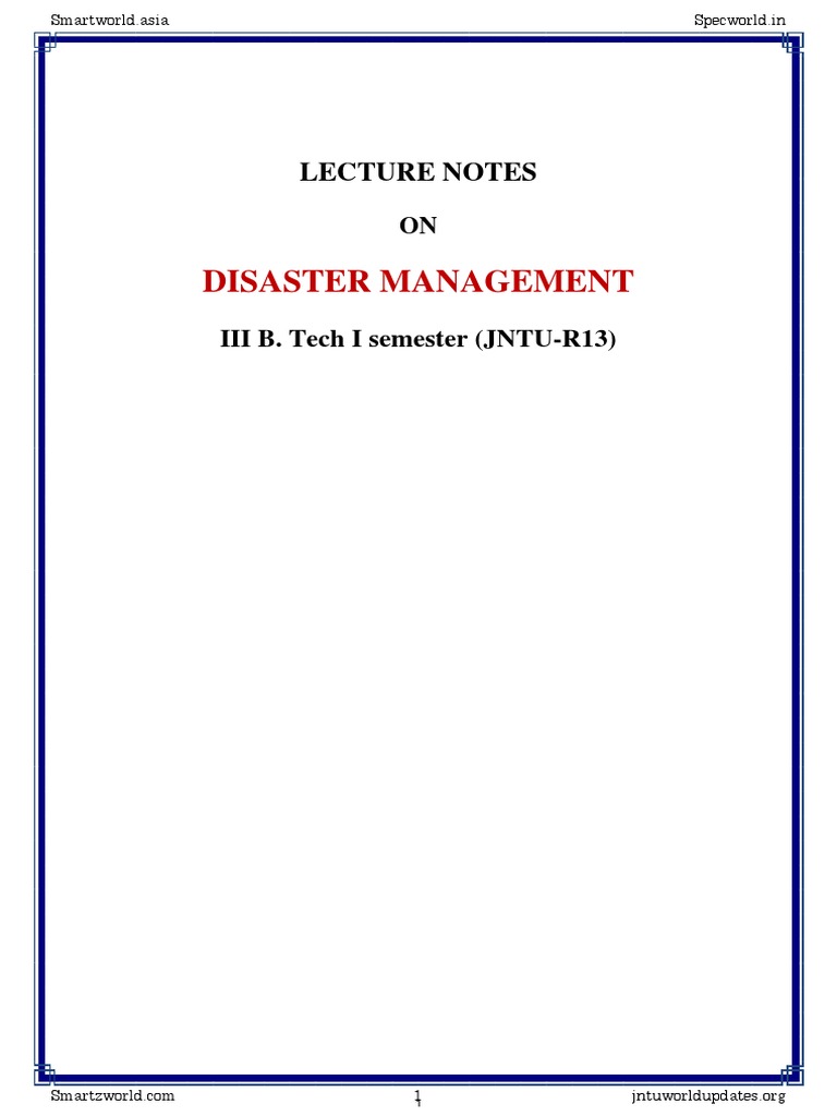 DM Notes - 2 U1 | PDF | Cyclone | Tropical Cyclones
