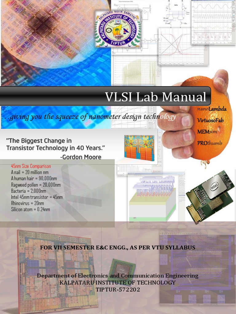 Vlsi Lab Manual Part B Vtu 7th Sem Kit Tiptur Download Free Pdf