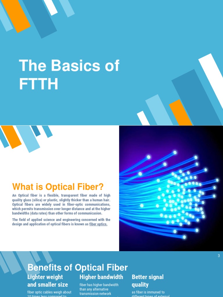 The Basics of FTTH | PDF | Attenuation | Optical Fiber