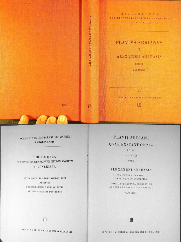 Flavius Arrianus - Alexandri Anabasis PDF | PDF