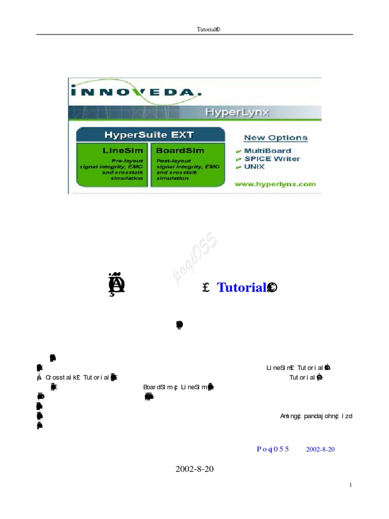 Hyperlynx Tutorial | PDF