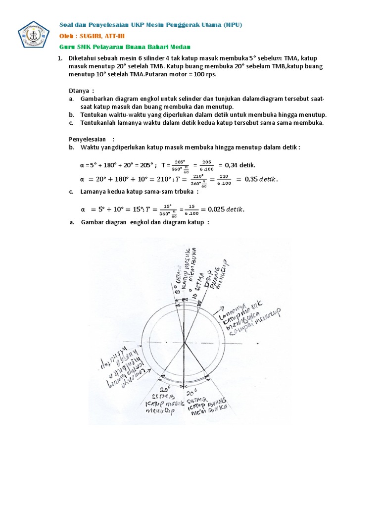 Soal Ukp Mpu Att IV Dan Penyelesainnya | PDF