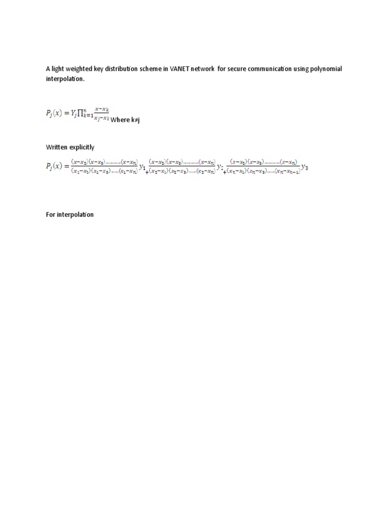 A Light Weighted Key Distribution Scheme in VANET Network For Secure Communication Using ...