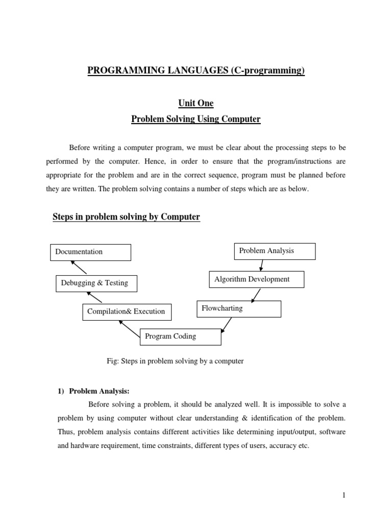 Chapter 4 Pdf C Programming Language Integer Computer Science