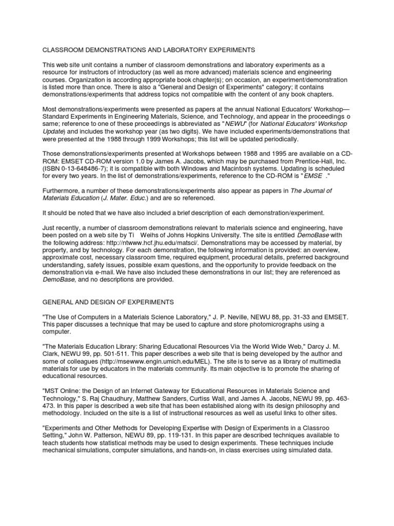 Demonstrations | PDF | Deformation (Engineering) | Hardness