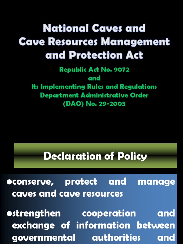 4 Cave Act | PDF | Government | Justice