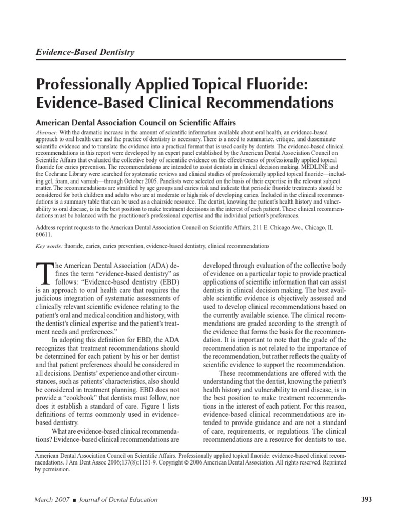 Cambio en Paradigmas Caries Fejerskov | PDF | Evidence Based Medicine ...