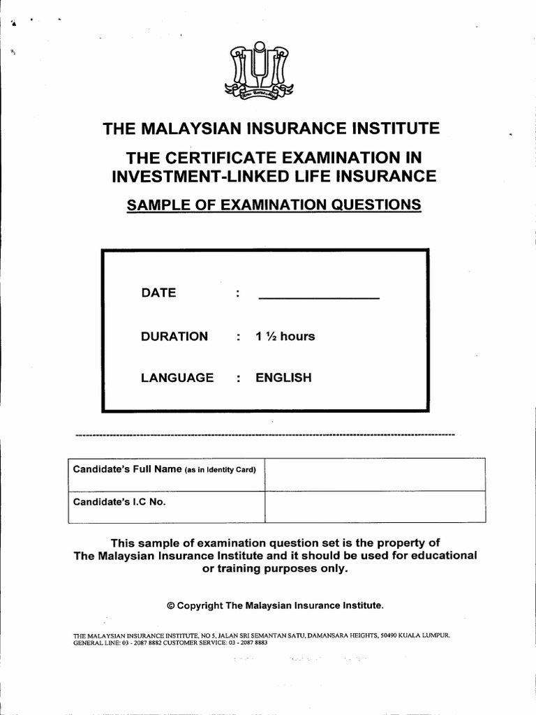 CEILLI Trial Ques English PDF | PDF | Life Insurance | Insurance