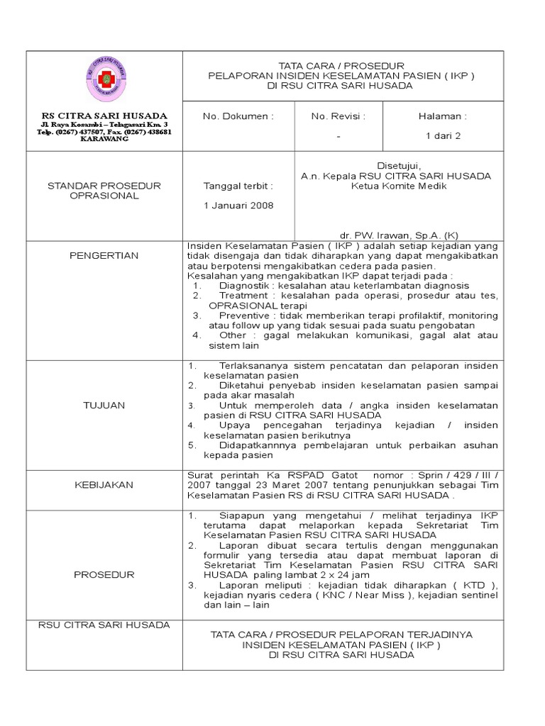 Contoh SPO | PDF