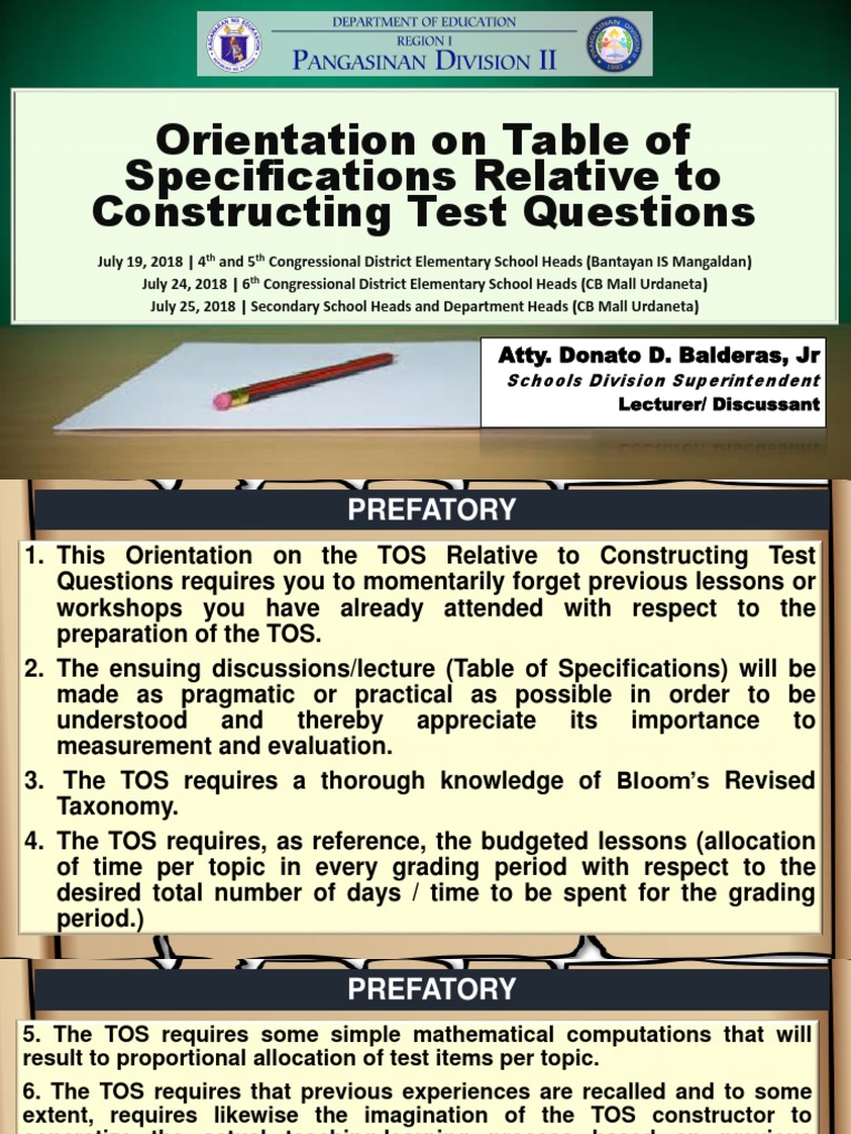 Constructing Effective Test Specifications | PDF | Metacognition ...
