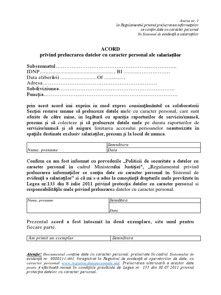 Acord GDPR PDF | PDF