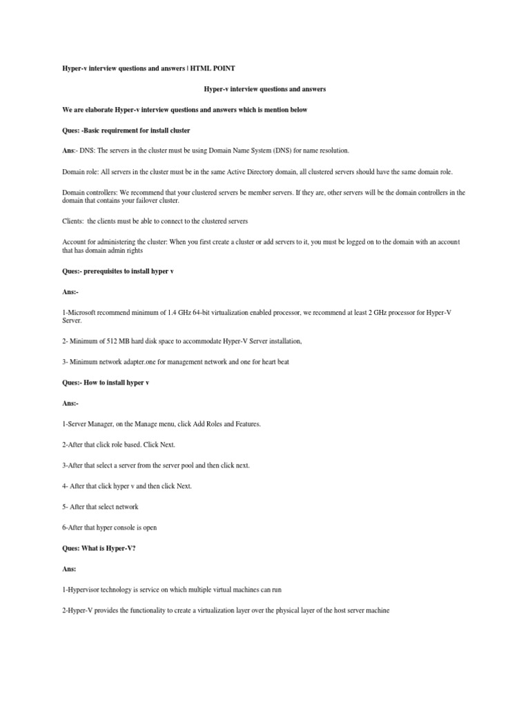 Hyper | PDF | Active Directory | Hyper V