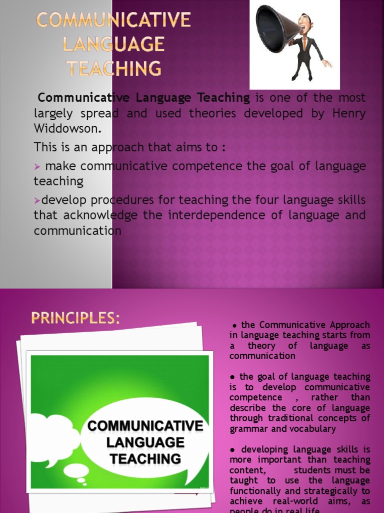Communicative Language Teaching | PDF | Language Education | Semiotics