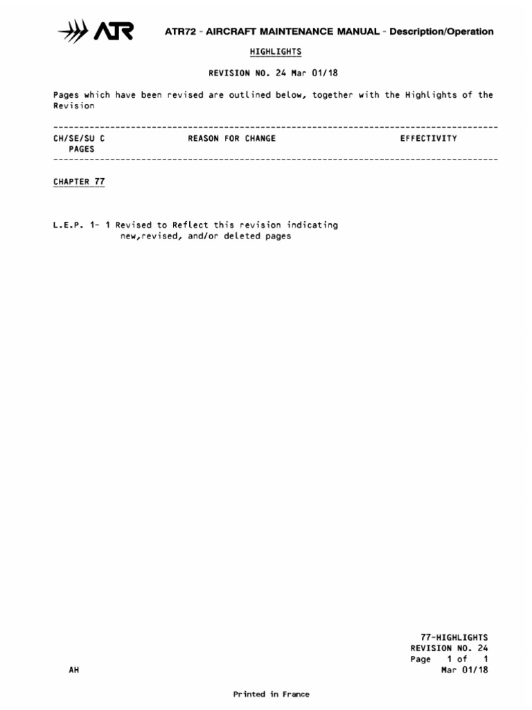 Atr 72 | PDF | Vehicle Design | Aerospace Engineering