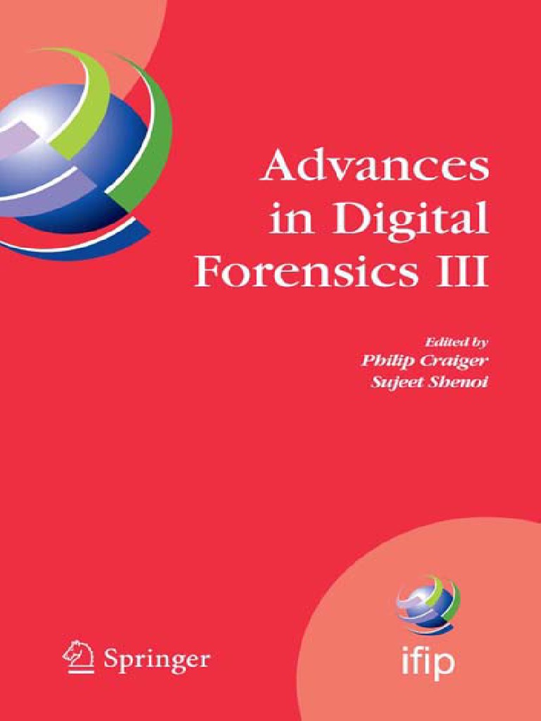 Advances in Digital Forensics III PDF | PDF | Daubert Standard | Expert ...