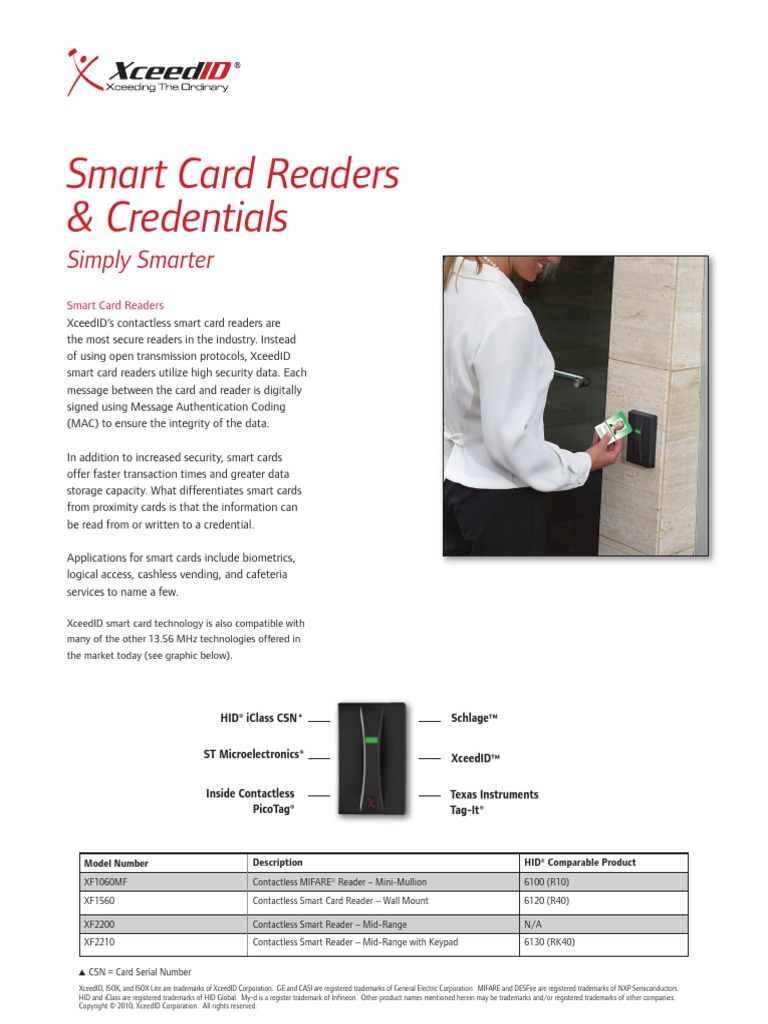 Smartcards Readers Brochure | PDF | Smart Card | Computer Data
