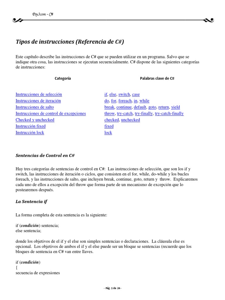 C# Controles Comunes | PDF | C Sharp (lenguaje de programación) | Lenguaje de programación