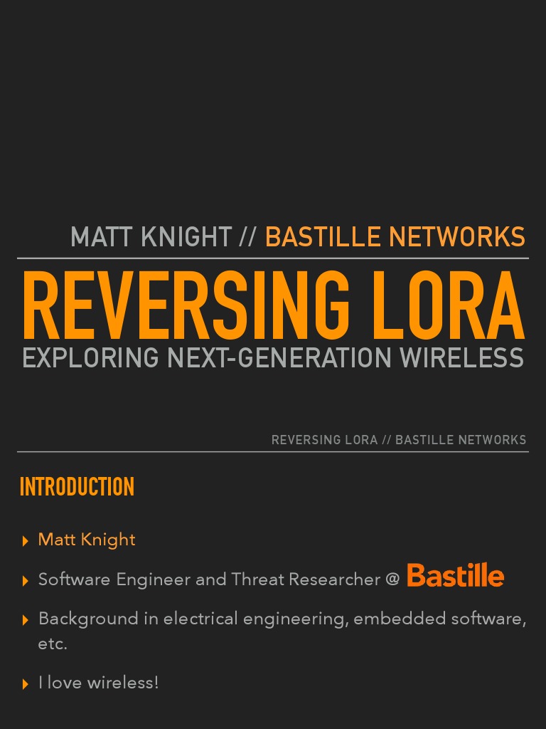 Reversing Lora Knight | PDF | Modulation | Forward Error Correction