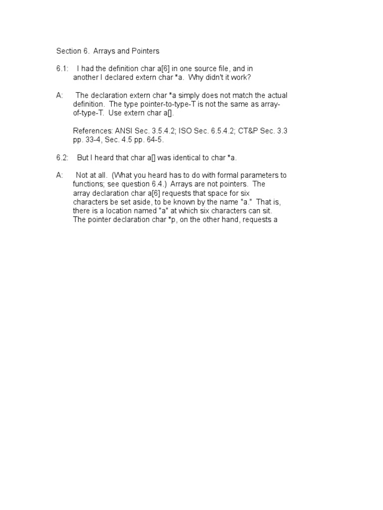 6.arrays and Pointers | PDF | Pointer (Computer Programming) | C ... 6.arrays and Pointers | PDF | Pointer (Computer Programming) | C ...