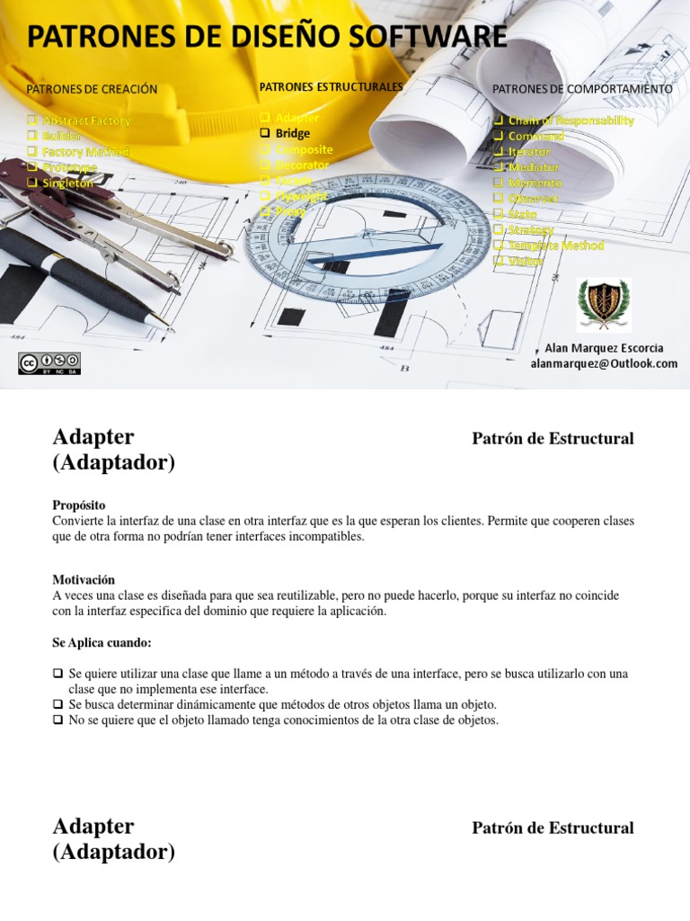 Guía de Patrones Estructurales: Adapter | PDF | Objeto (informática) | Desarrollo de software