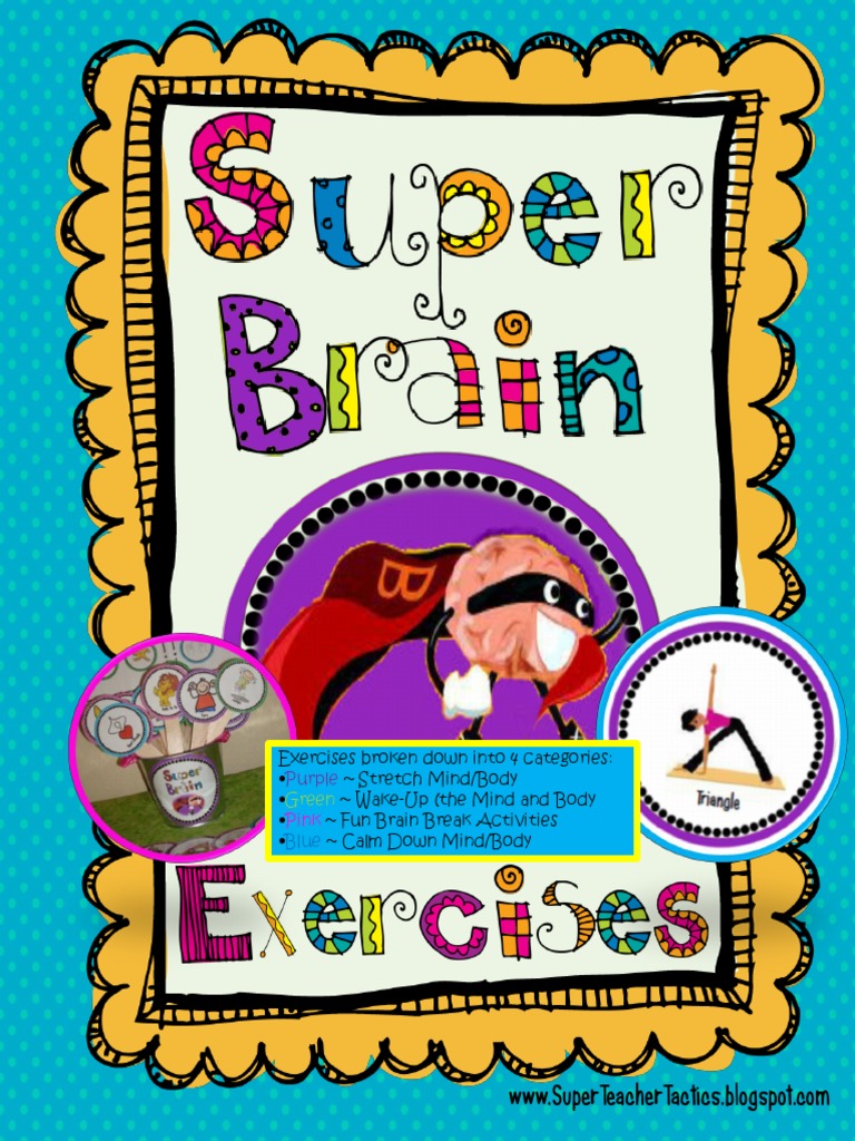 Exercises Broken Down Into 4 Categories: - Stretch Mind/Body - Wake-Up ...